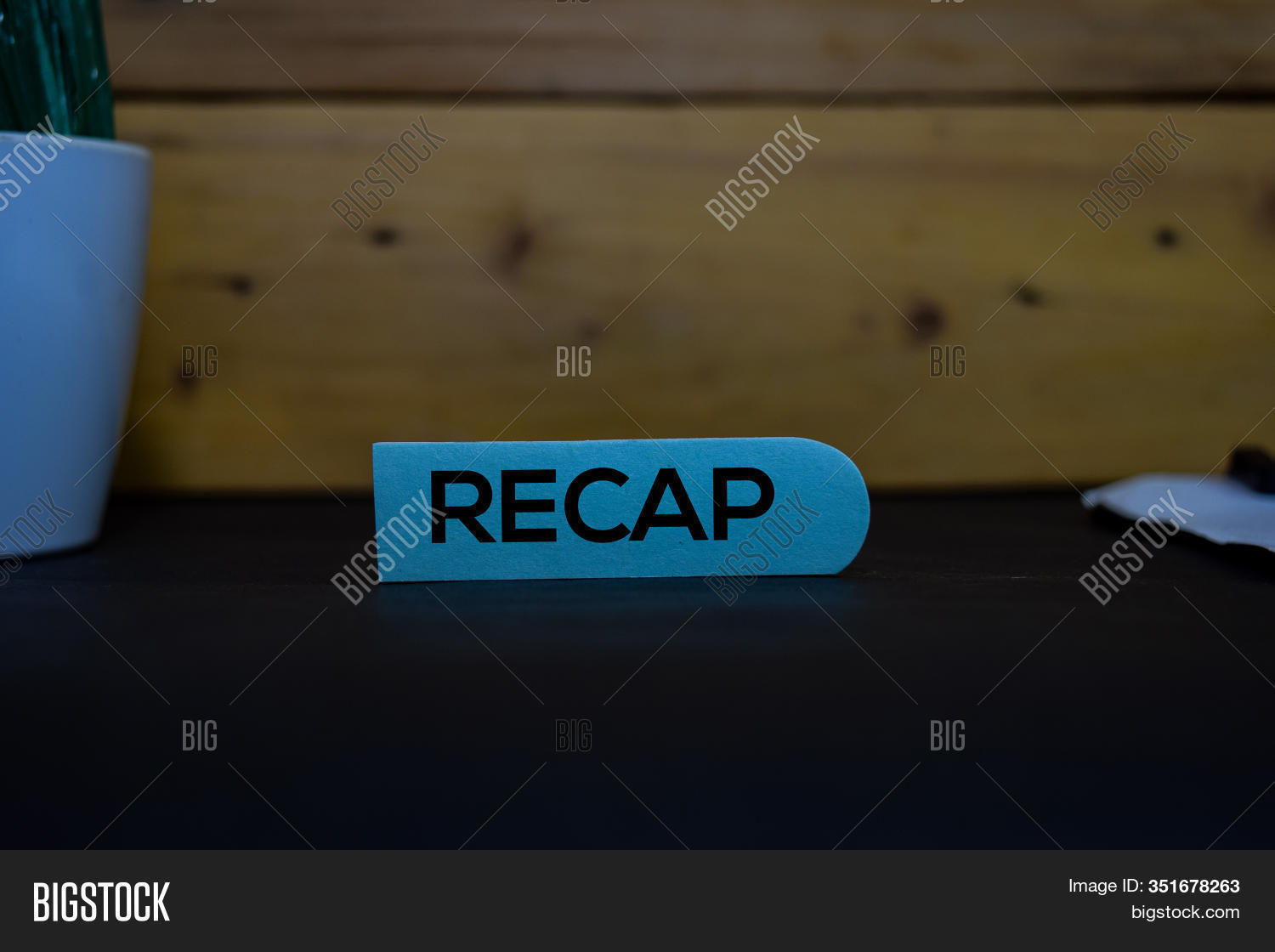 Recap Write On Sticky Image & Photo (Free Trial) | Bigstock