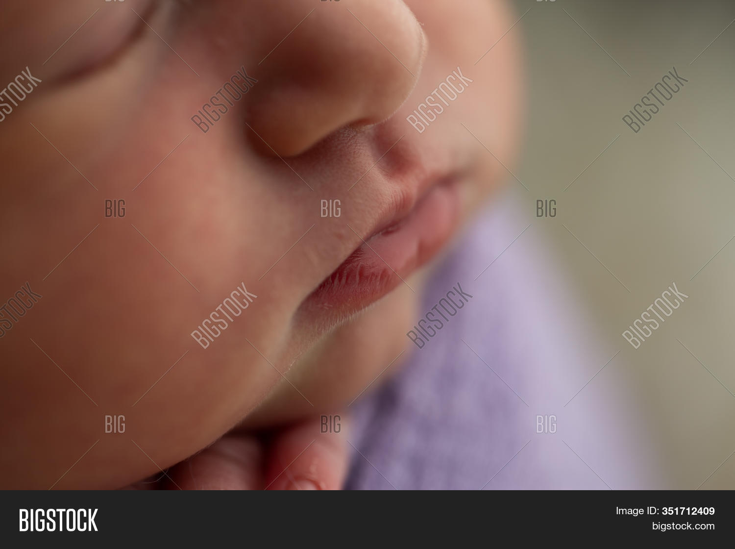 Pink Lips Sleeping Image & Photo (Free Trial) | Bigstock