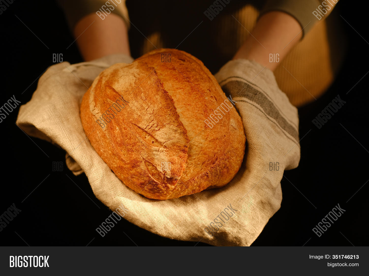 Woman Holding Loaf Image & Photo (Free Trial) | Bigstock