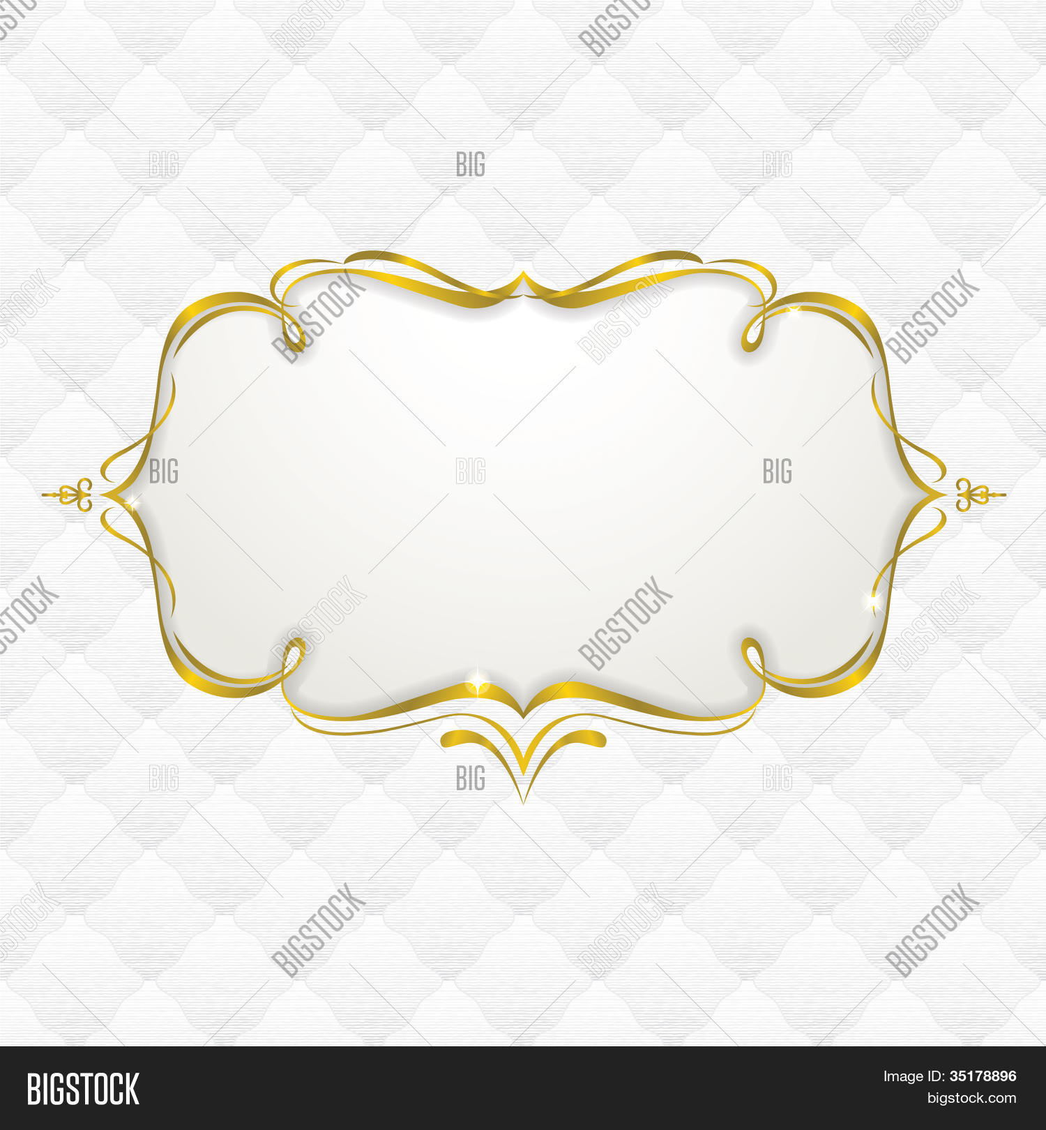 Antique Gold Frame Vector & Photo (Free Trial) | Bigstock