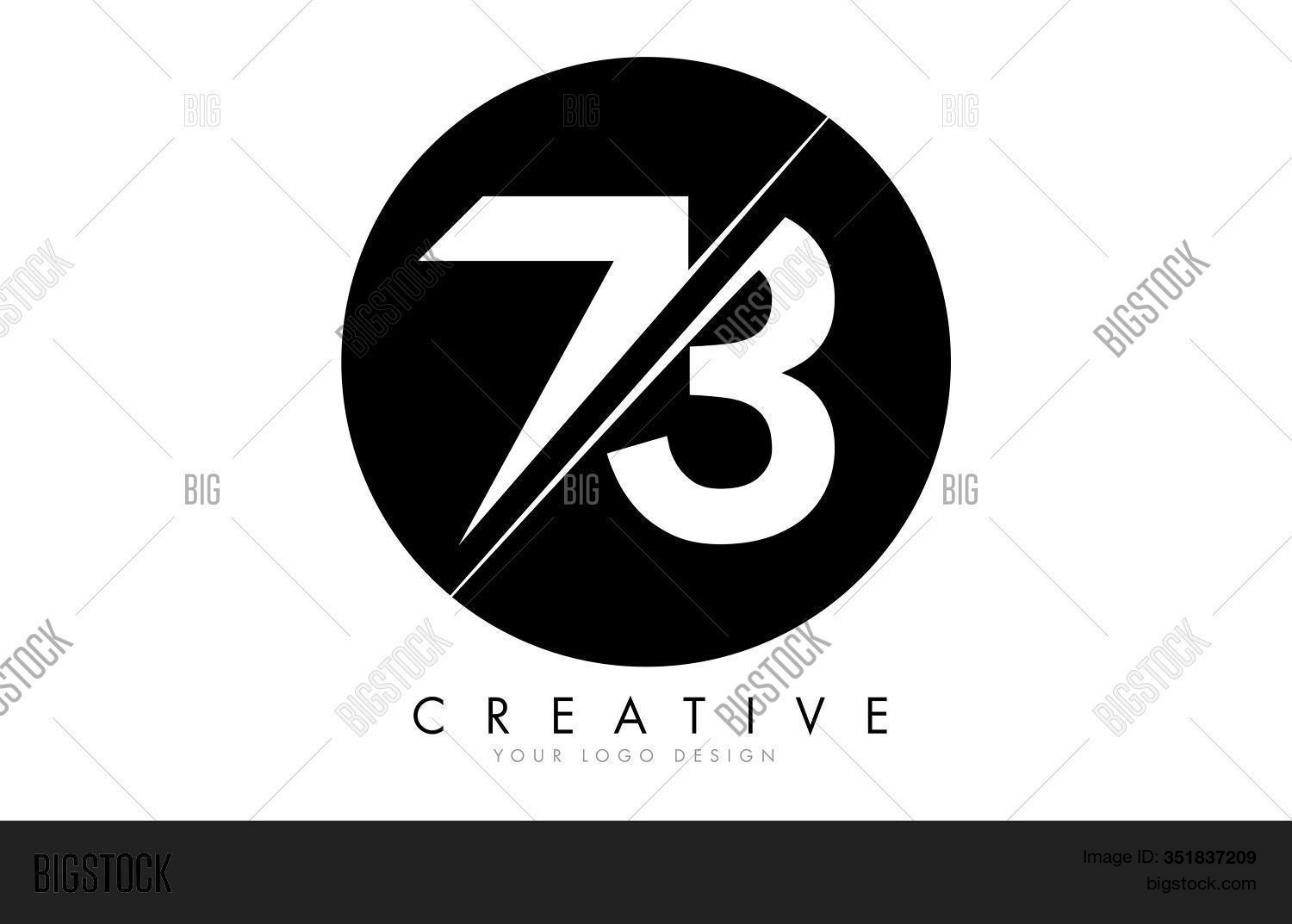 73 7 3 Number Logo Vector & Photo (Free Trial) | Bigstock