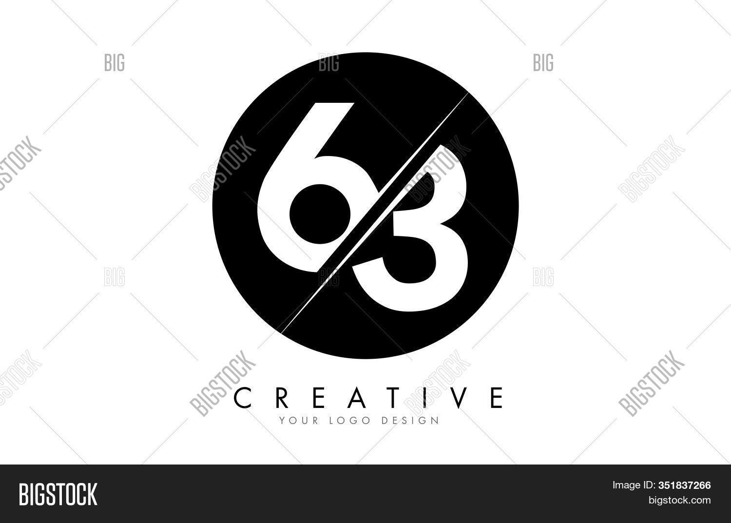 63 6 3 Number Logo Vector & Photo (Free Trial) | Bigstock
