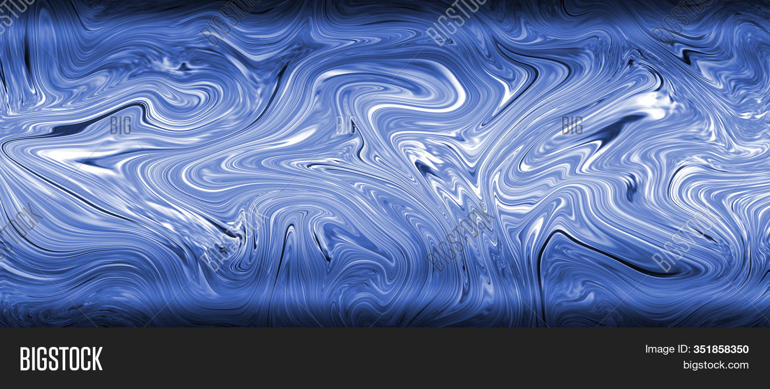Blue Liquid Metal Image & Photo (Free Trial) | Bigstock