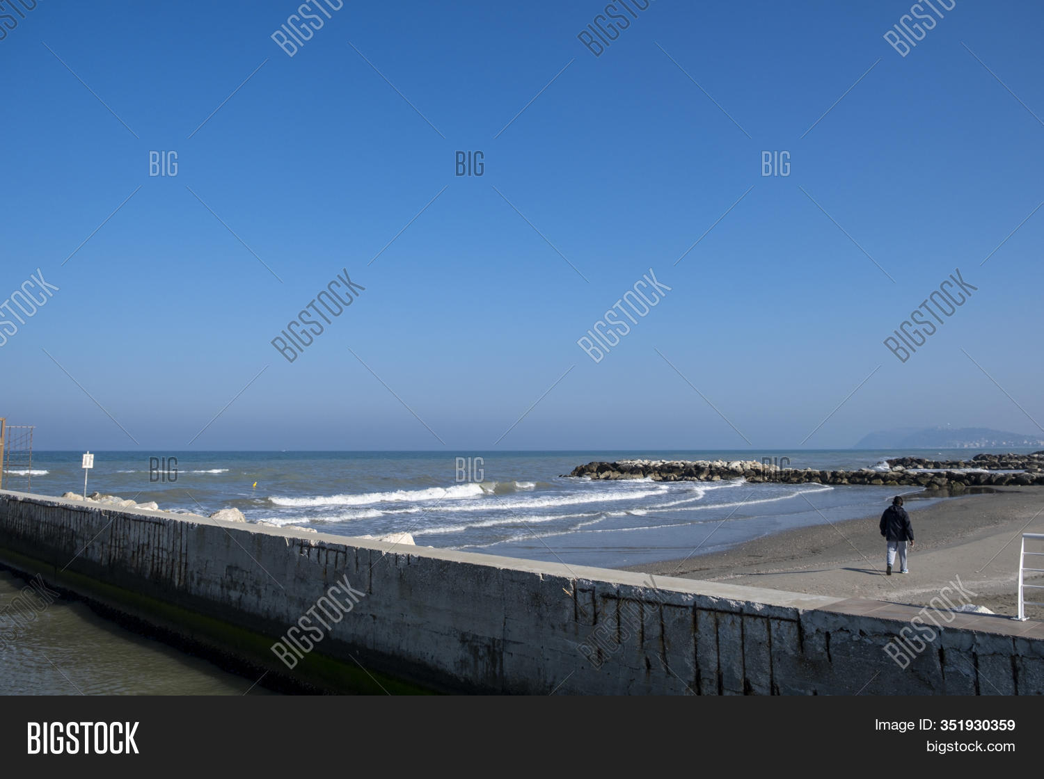Rimini Riccione Beach Image & Photo (Free Trial) | Bigstock