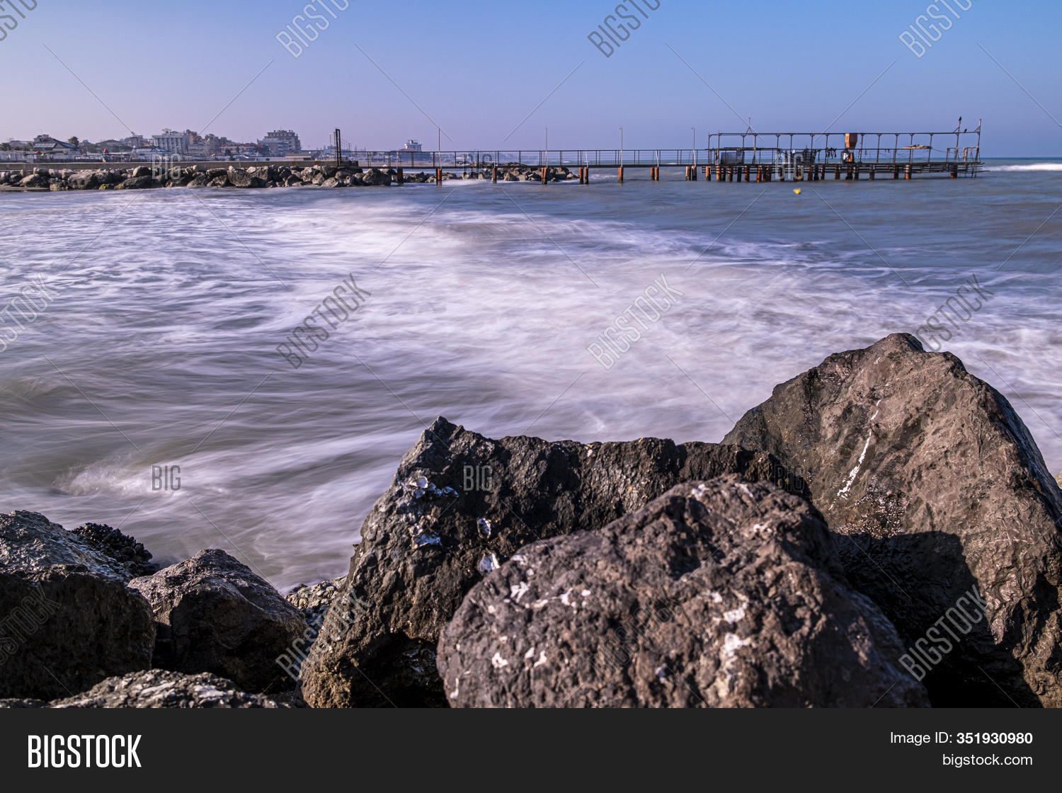 Rimini Riccione Beach Image & Photo (Free Trial) | Bigstock