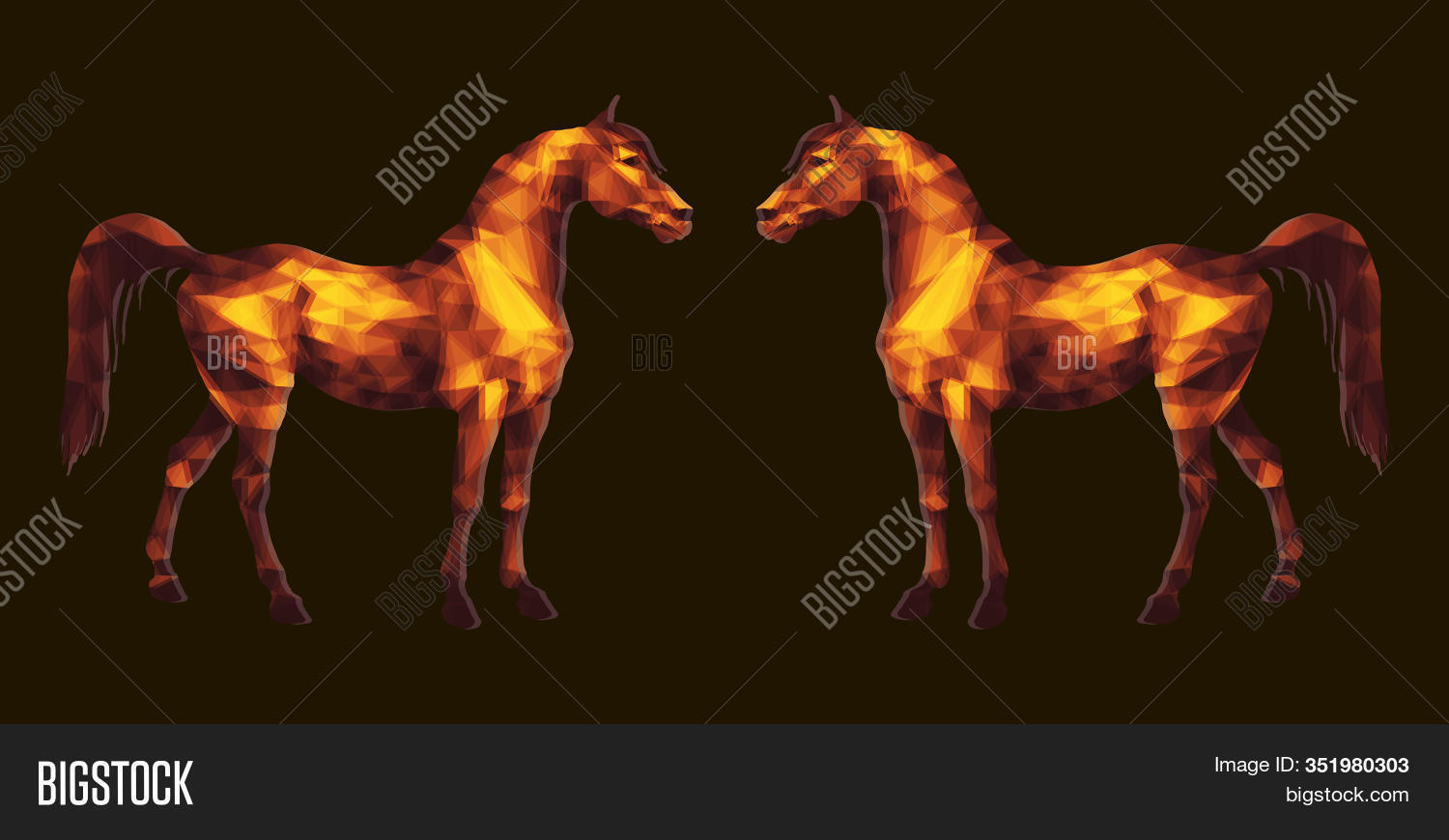 Two Red Horses Image & Photo (Free Trial) | Bigstock
