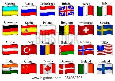 Developing Flags Vector & Photo (Free Trial) | Bigstock