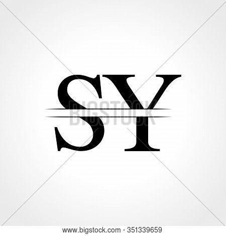 Initial Letter SY Vector & Photo (Free Trial) | Bigstock