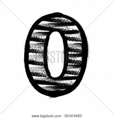 Digit 0. Graffiti Vector & Photo (Free Trial) | Bigstock