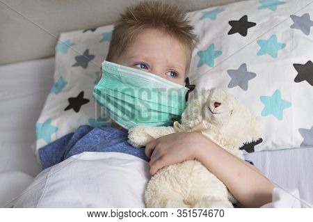 Sick Sad Child Mask Image & Photo (Free Trial) | Bigstock