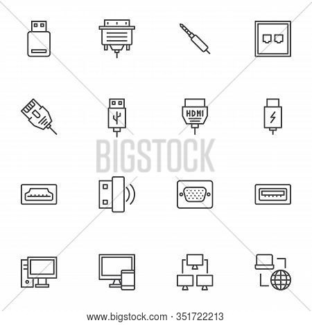 Pc Connectors Sockets Vector & Photo (Free Trial) | Bigstock