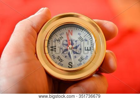 Man Holds Compass His Image & Photo (Free Trial) | Bigstock