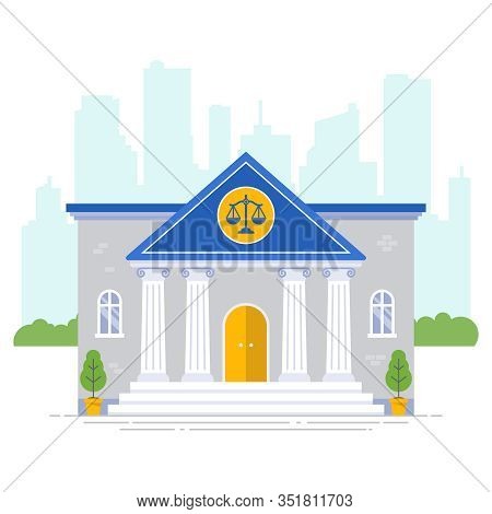 Courthouse Scales Vector & Photo (Free Trial) | Bigstock