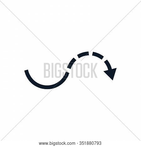 Half Dashed Curve Vector & Photo (Free Trial) | Bigstock