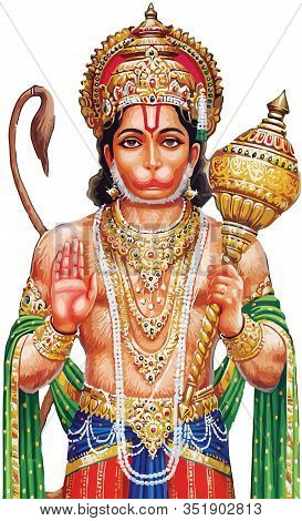 Indian God Monkey Holy Image & Photo (Free Trial) | Bigstock