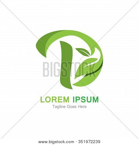 Letter D Leaf Logo Vector & Photo (Free Trial) | Bigstock
