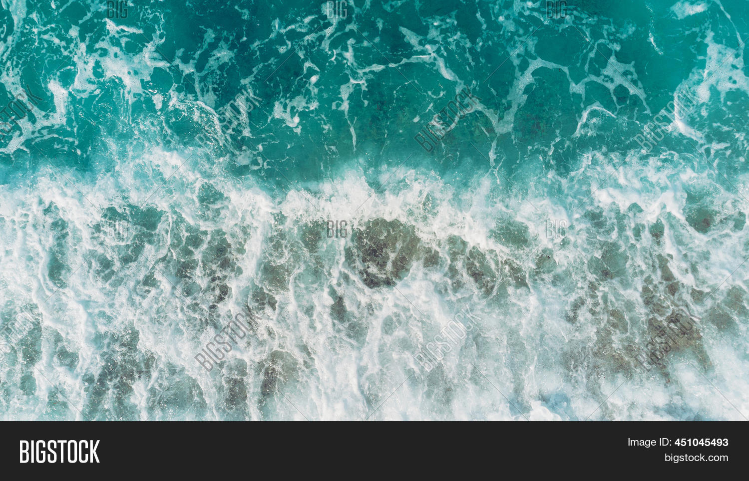 Beach Waves Top View. Image & Photo (Free Trial) | Bigstock