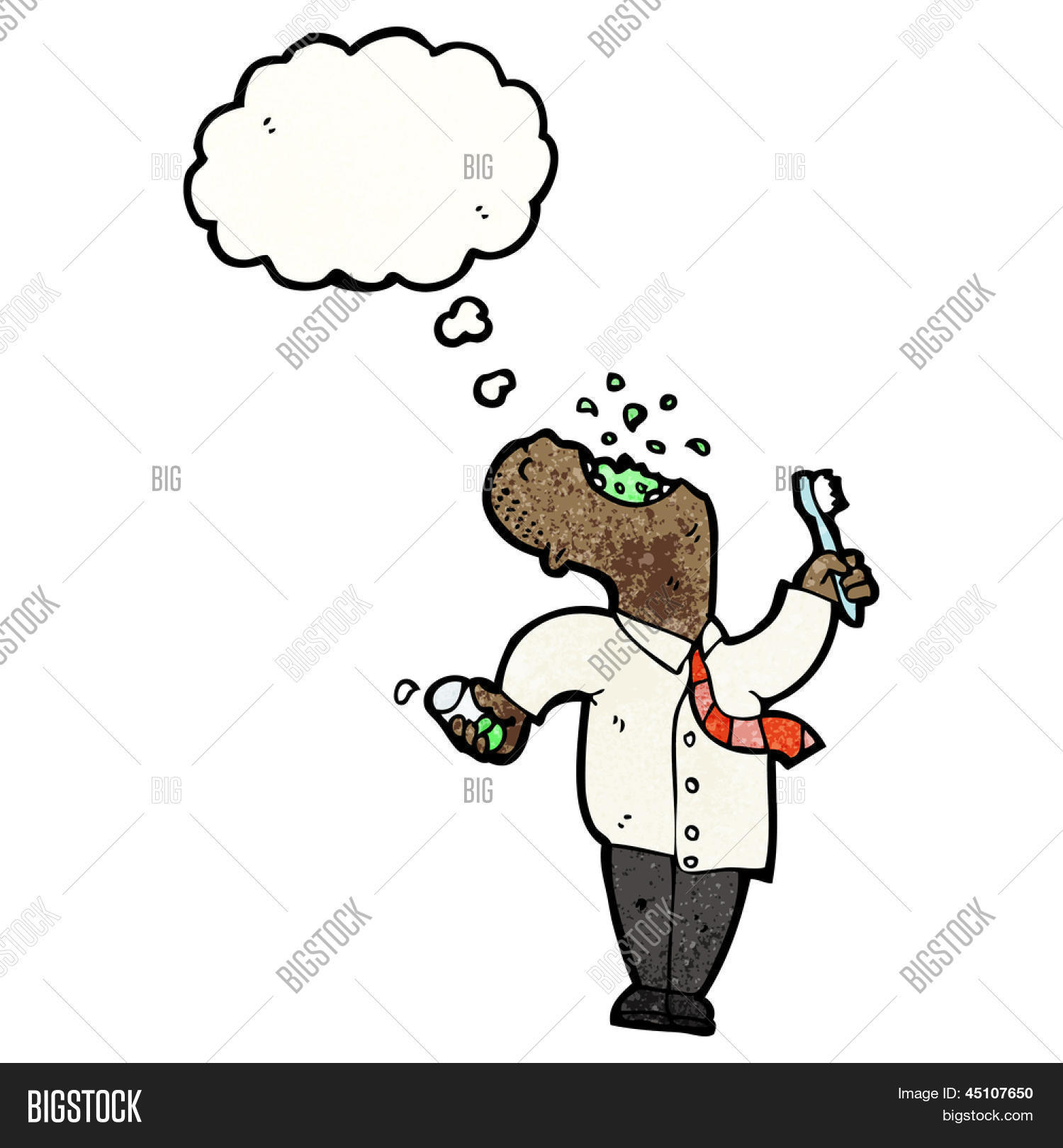 Cartoon Man Gargling Image & Photo (Free Trial) | Bigstock