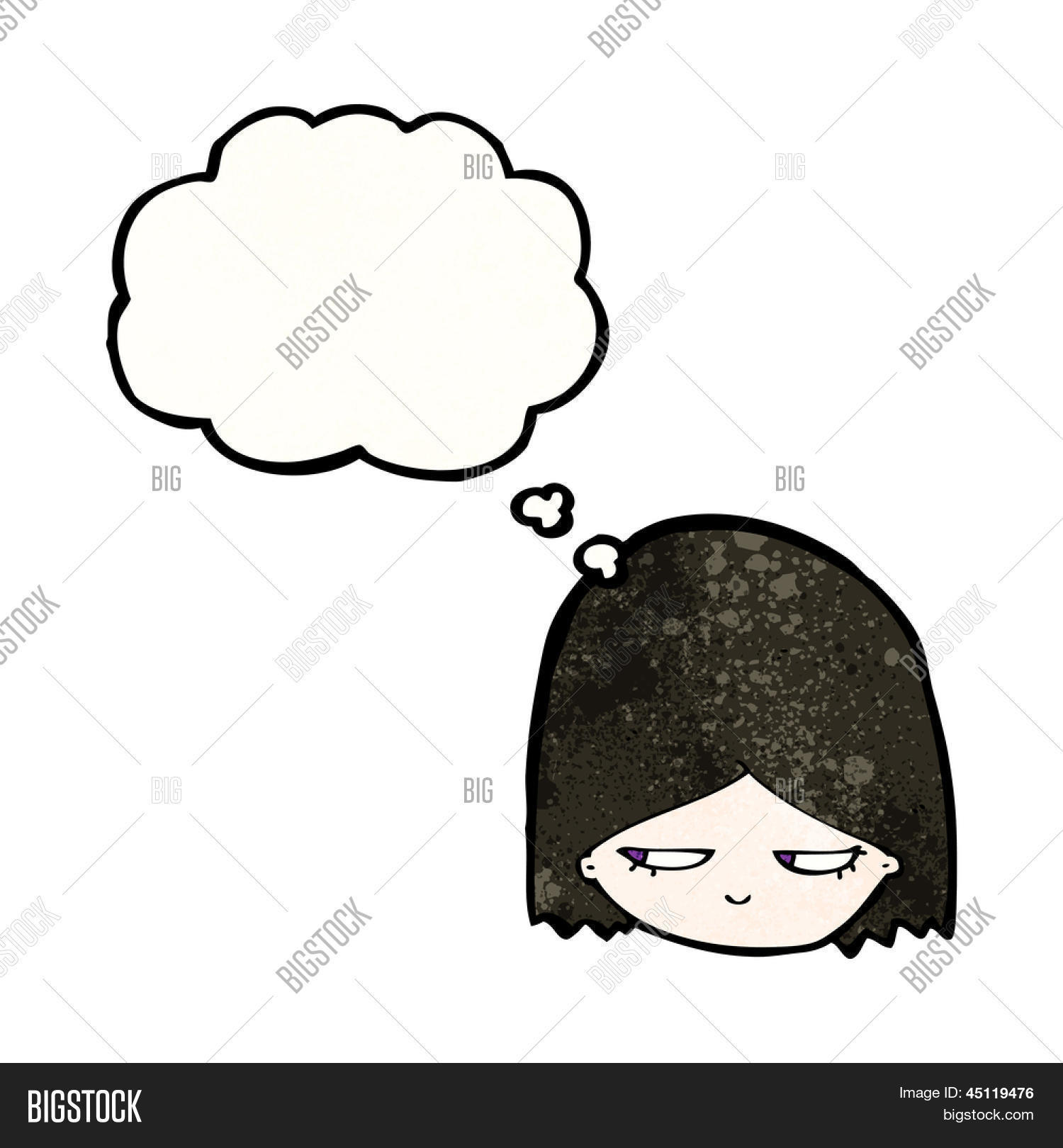 Cartoon Grumpy Girl Image & Photo (Free Trial) | Bigstock