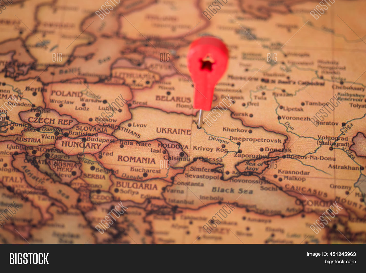 Ukraine On World Map. Image & Photo (Free Trial) | Bigstock