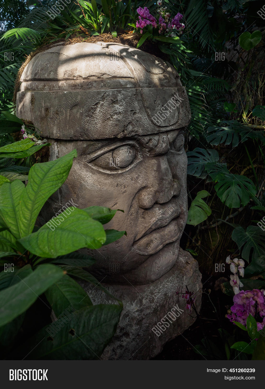 Olmec Sculpture Carved Image & Photo (Free Trial) | Bigstock