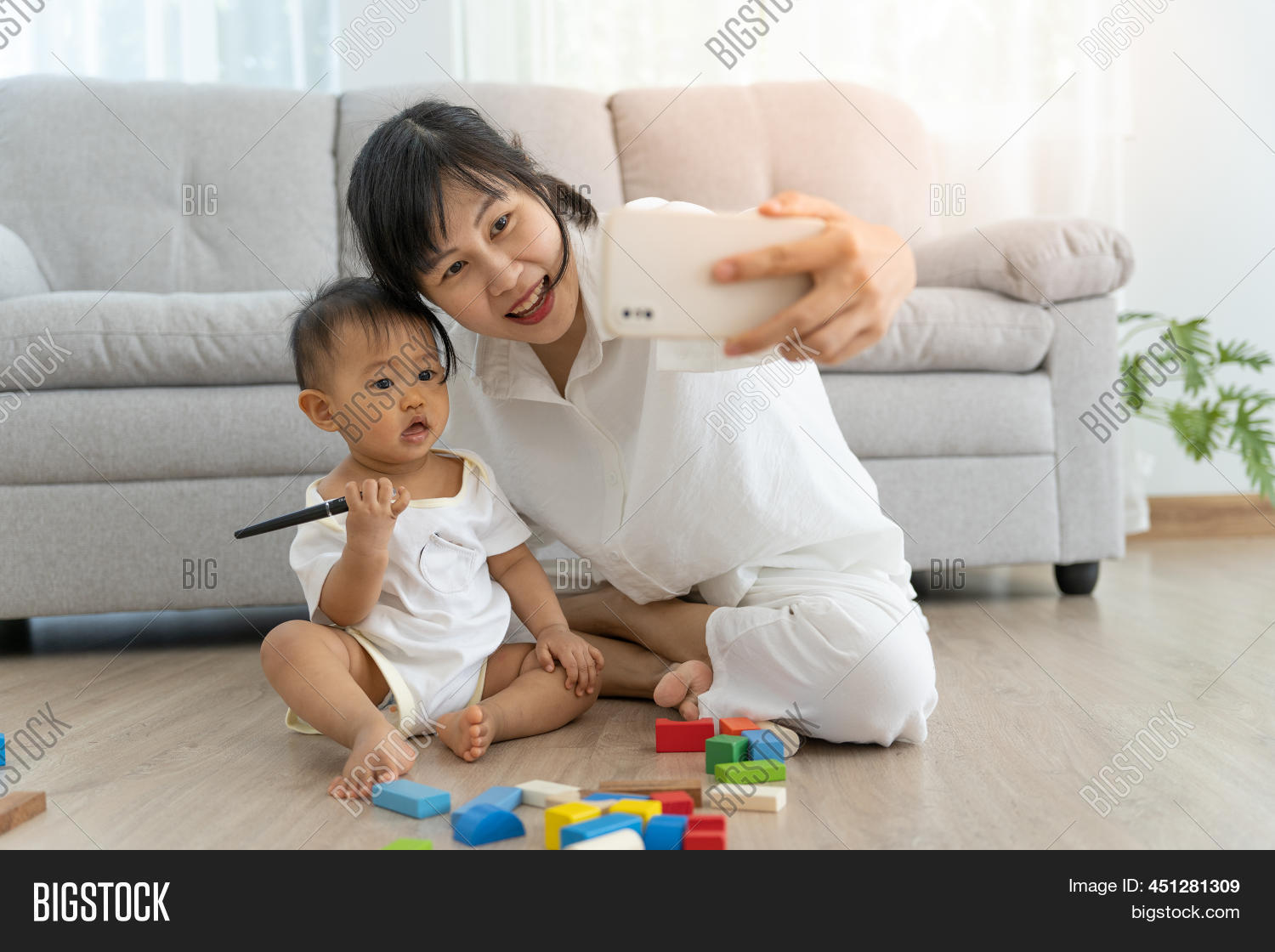 Happy Single Mom Image & Photo (Free Trial) | Bigstock