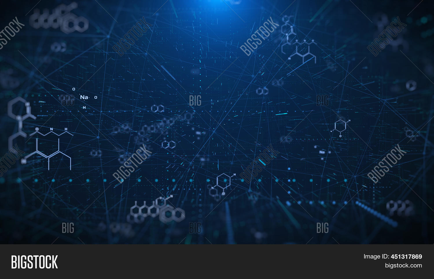 Blue Abstract Chemical Image & Photo (Free Trial) | Bigstock