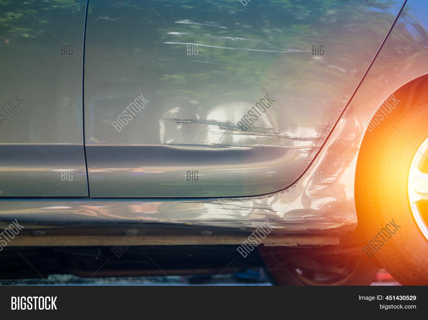 Car Scratched Door Image & Photo (Free Trial) | Bigstock