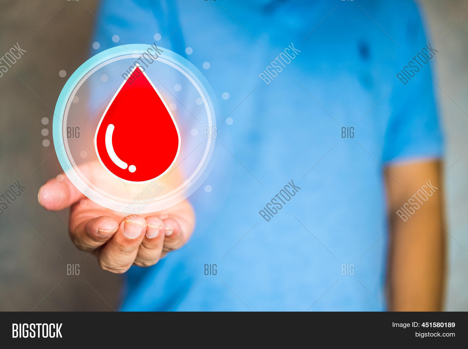 Human Hand Blood Drop Image & Photo (Free Trial) | Bigstock