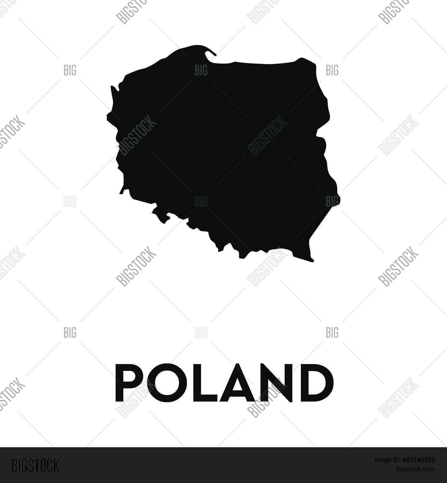 Poland Map Vector. Vector & Photo (Free Trial) | Bigstock