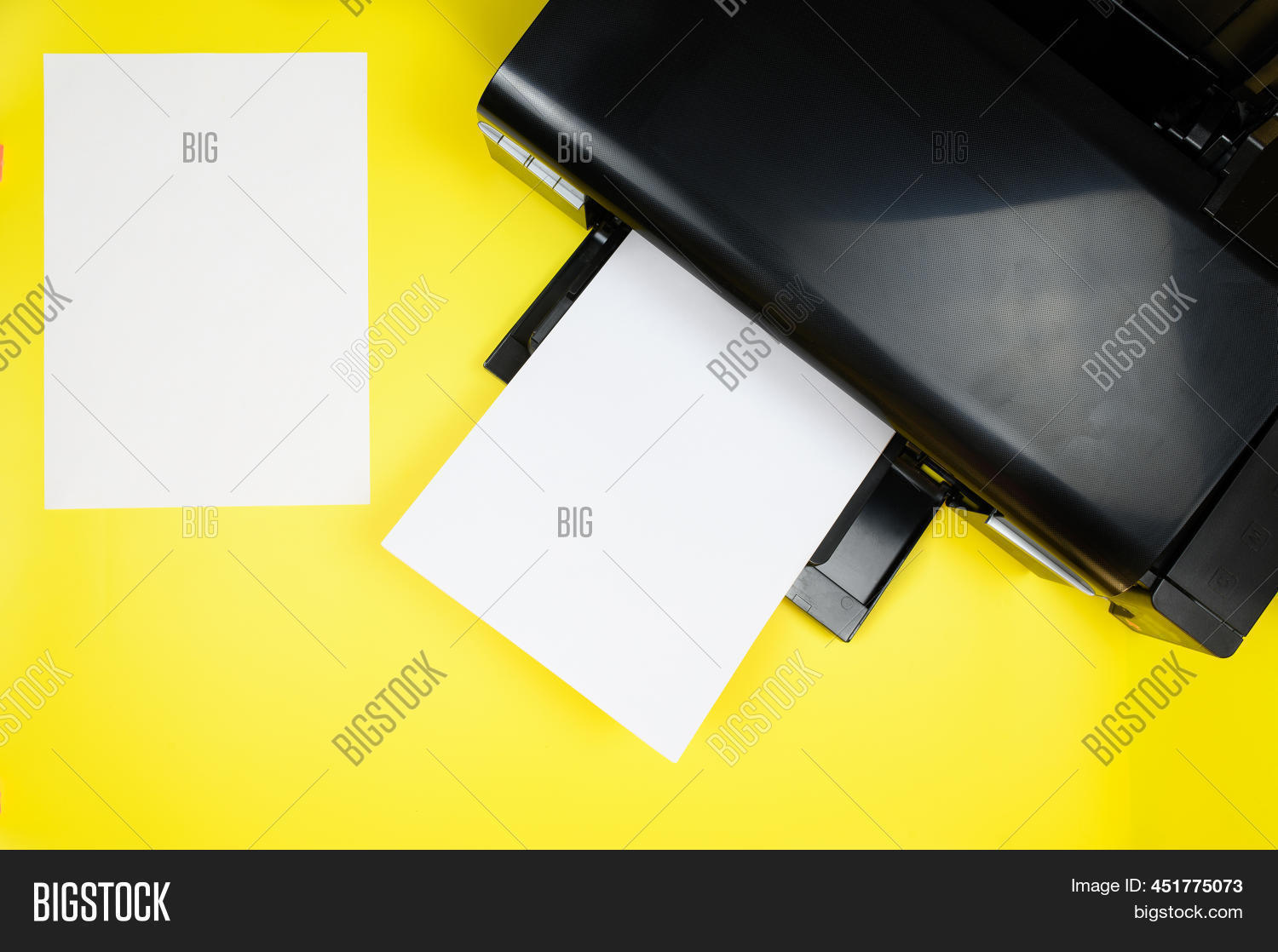 Top View Printer Blank Image & Photo (Free Trial) | Bigstock