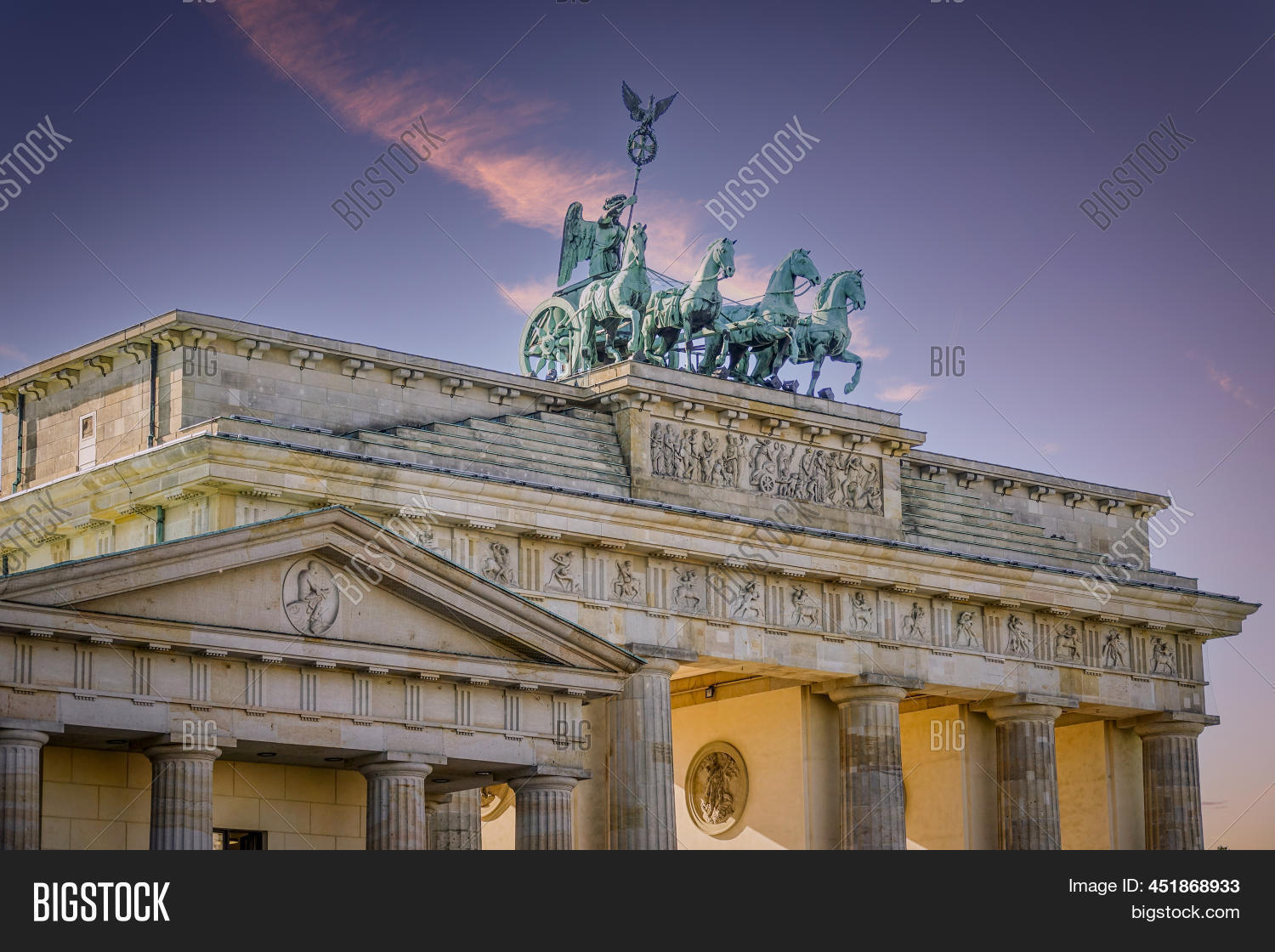Quadriga Statue On Image & Photo (Free Trial) | Bigstock