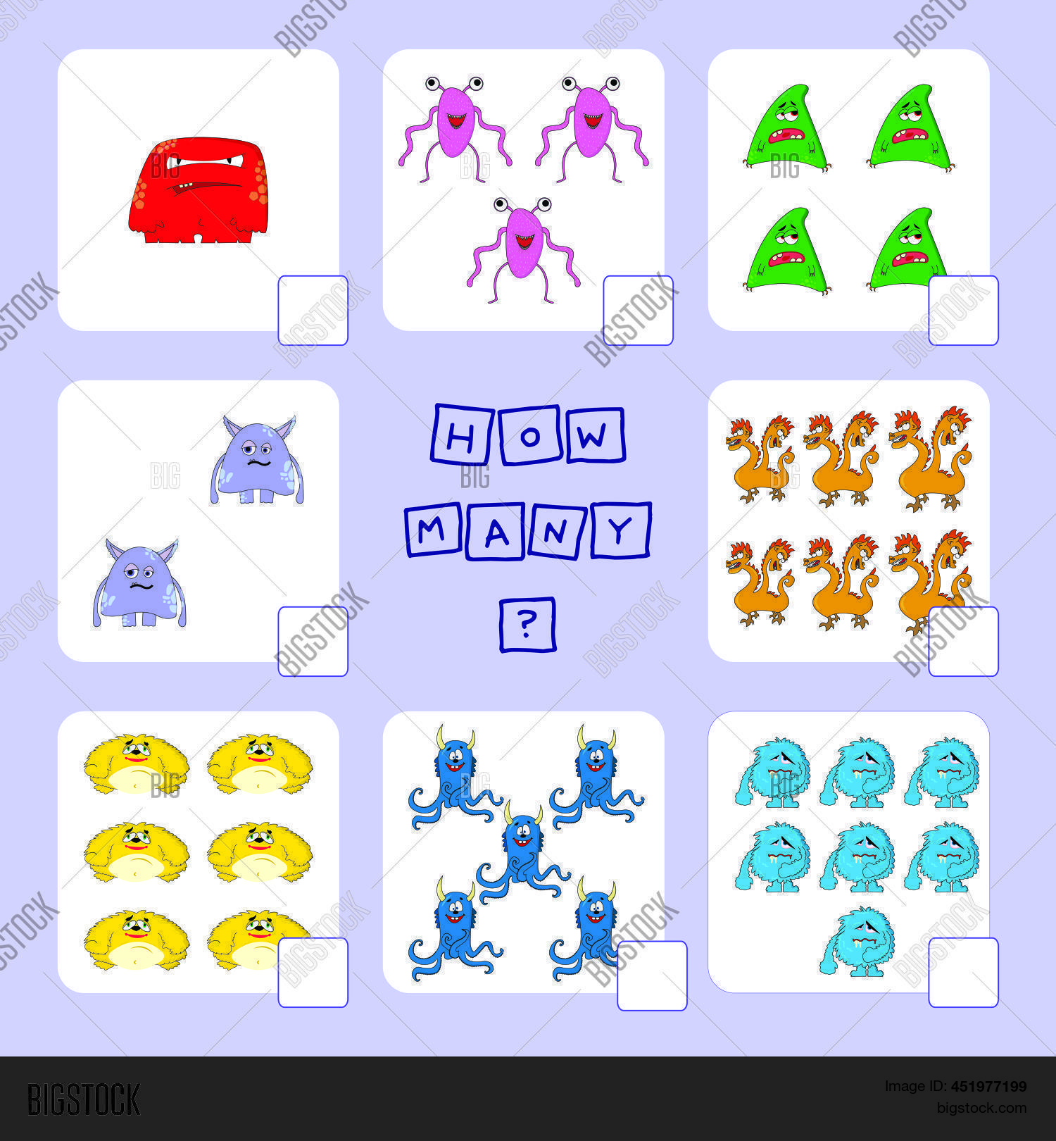 How Many Counting Vector & Photo (Free Trial) | Bigstock