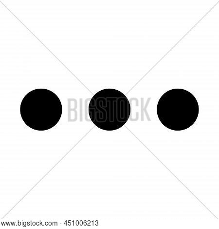 Triple Dots Icons. Vector & Photo (Free Trial) | Bigstock