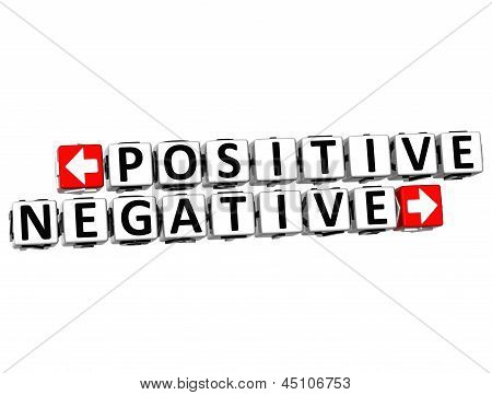 3D Positive Negative Image & Photo (Free Trial) | Bigstock