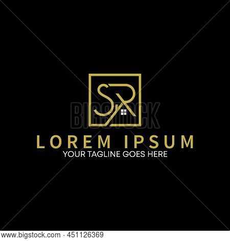 Letter Word Sr Font Vector & Photo (Free Trial) | Bigstock