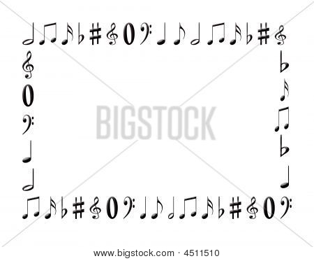 Musical Notes Frame Image & Photo (Free Trial) | Bigstock