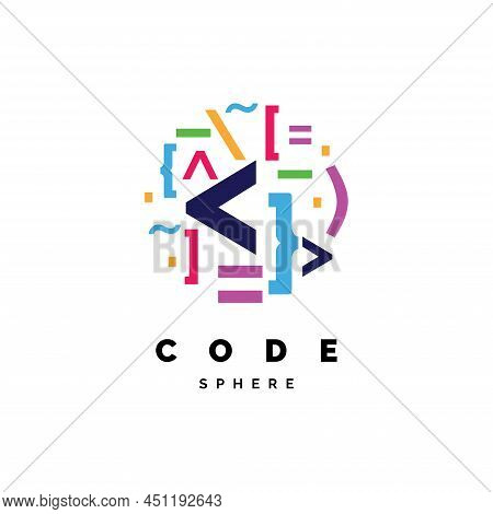 Code Logo Design Vector & Photo (Free Trial) | Bigstock