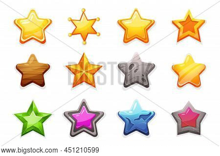 Star Rating. Cartoon Vector & Photo (Free Trial) | Bigstock