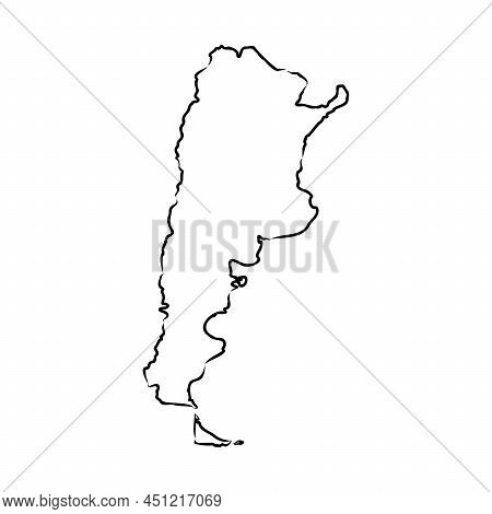 Map Argentina. Map Vector & Photo (Free Trial) | Bigstock