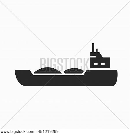 Barge Icon. Water Vector & Photo (Free Trial) | Bigstock