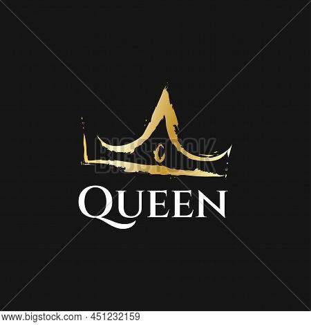 Queen Crown Logo Vector & Photo (Free Trial) | Bigstock