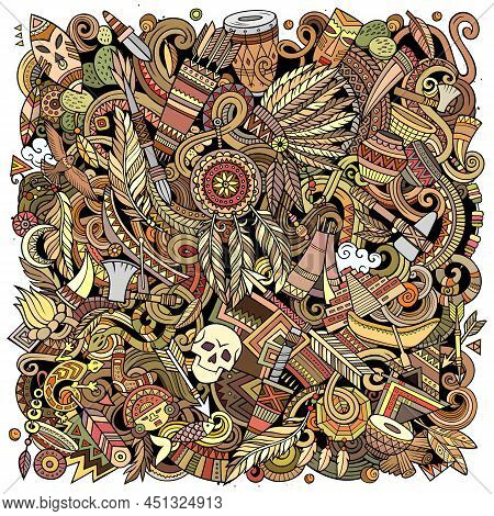 Native American Hand Vektörü (Ücretsiz Deneme) | Bigstock