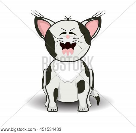 Cute Cartoon Cat Vector & Photo (Free Trial) | Bigstock