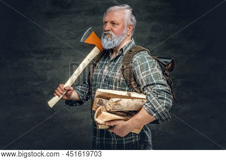 Old Man Woodcutter Image & Photo (Free Trial) | Bigstock