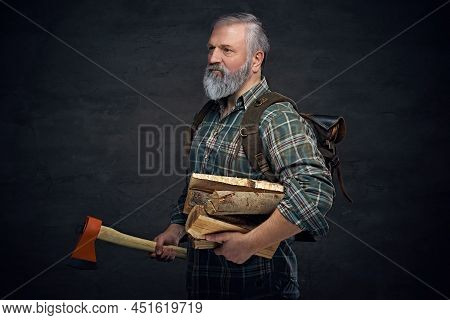 Old Man Woodcutter Image & Photo (Free Trial) | Bigstock
