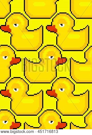 Rubber Duck Pixel Art Vector & Photo (Free Trial) | Bigstock
