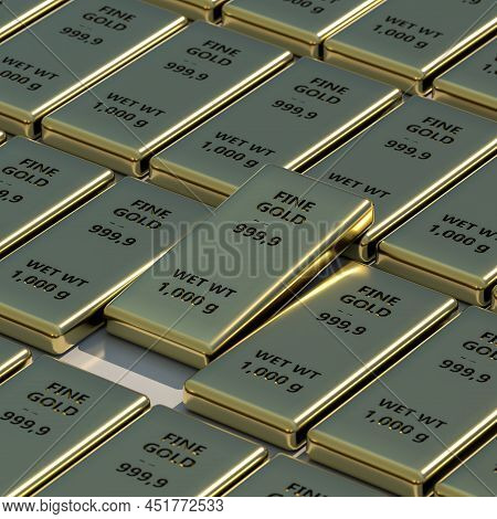 Gold Bars Bank Vault. Image & Photo (Free Trial) | Bigstock