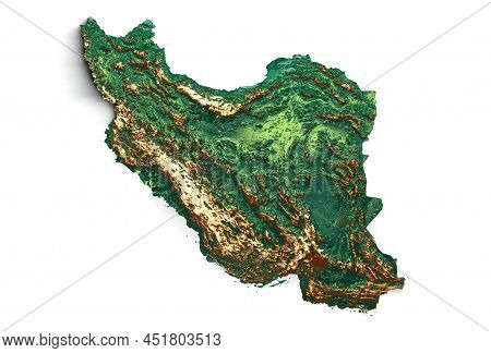 Iran Topographic Map Image & Photo (Free Trial) | Bigstock