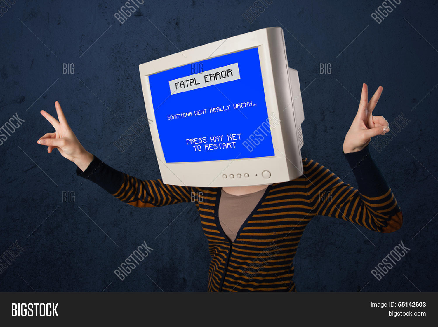 Person Monitor Head Image & Photo (Free Trial) | Bigstock